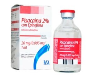 Pisa-Pisacaina 2% con Epinefrina/Lidocaina y epinefrina